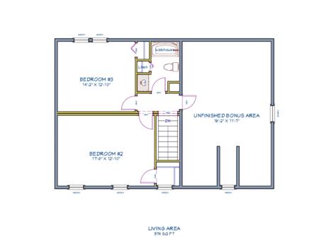 Bainbridge - Two Stories 1st Floor Master - Custom Modular Direct