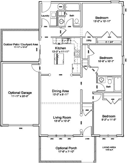 Spruce Hill with Garage - Ranchers - Custom Modular Direct